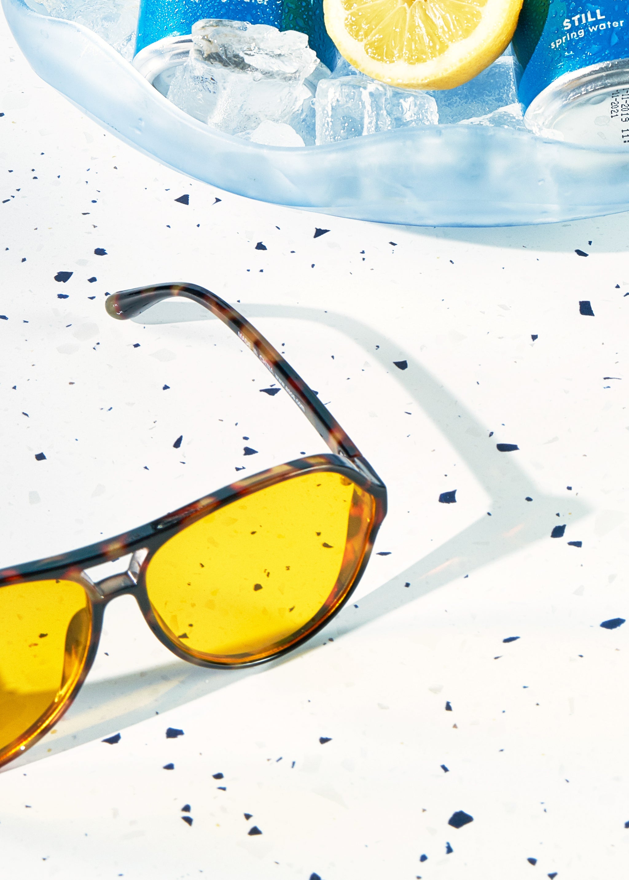 Blue Terrazzo Vinyl Backdrop for Product & Food Photography – Club ...